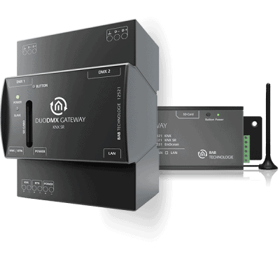 DUODMX GATEWAY - RGBW KNX DMX und mehr